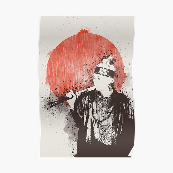 "Samurai Suga (BTS)" Poster for Sale by ElabinaXx | Redbubble