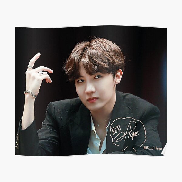Bts Jung Ho Seok Poster For Sale By Swanfordesigns Redbubble