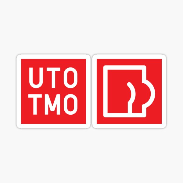 "UTOT MO Logo" Sticker for Sale by haowasyourday | Redbubble