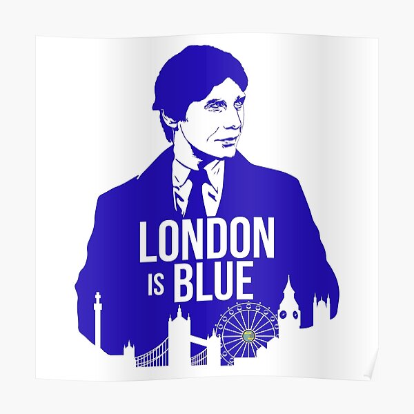 "London is Blue v2" Poster by bumfromthebay | Redbubble