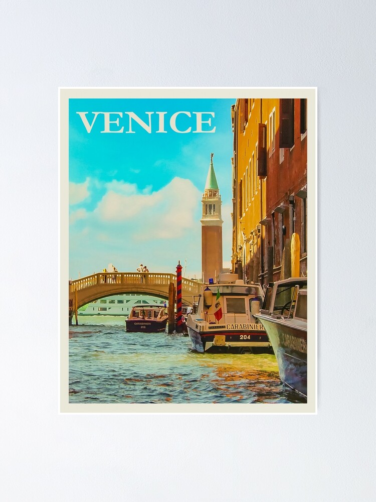 "Vintage Travel Poster: Venice, Italy" Poster for Sale by ...