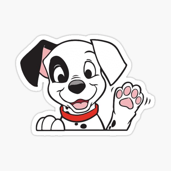 " 101 dalmatians" Sticker for Sale by peregego5599 | Redbubble