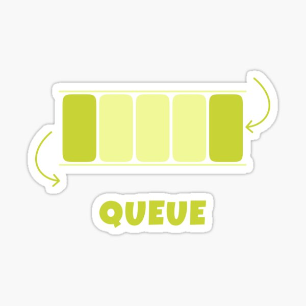 "Queue Data Structure" Sticker by Mechashadow | Redbubble