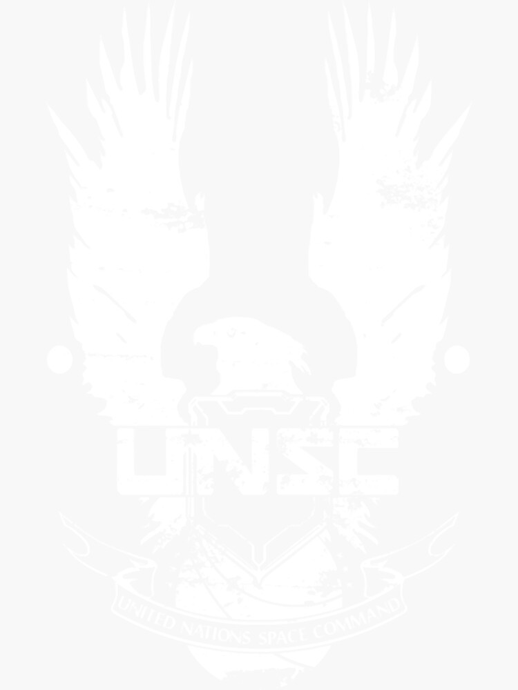 "Halo unsc worn logo high quality" Sticker for Sale by WyattHoward ...