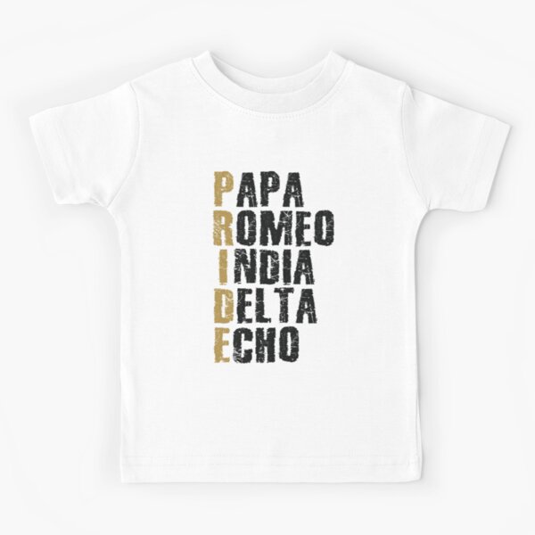 "Phonetic alphabet design - Pride, Papa Romeo India Delta Echo - black ...