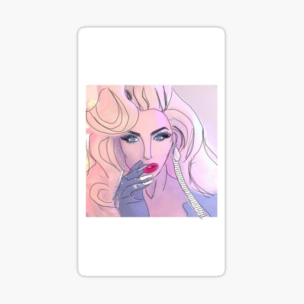 "Alyssa Edwards Art " Sticker by GG7787 | Redbubble