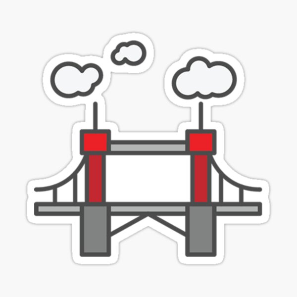 "London bridge art " Sticker for Sale by Heteditz | Redbubble