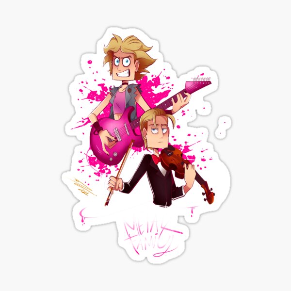 "Metal Family" Sticker for Sale by JohnDebrock | Redbubble