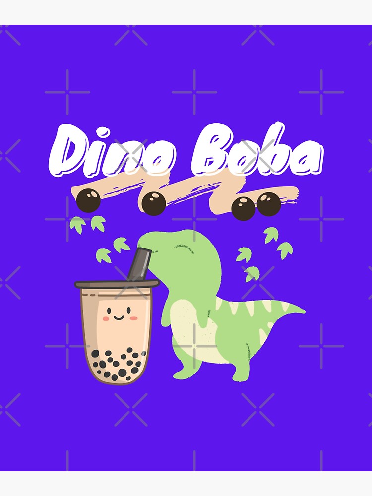 "Dino Boba" Sticker for Sale by GleamingGiant | Redbubble