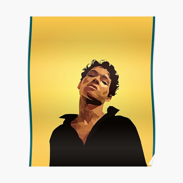 Póster «Gráfico de arte plano de Omar Rudberg» de CooperMarsha | Redbubble