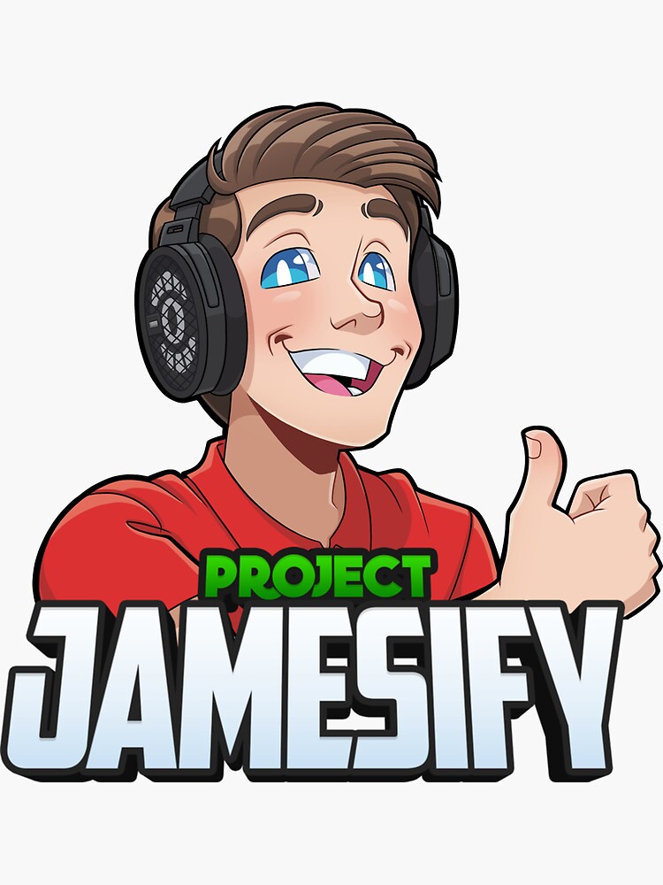 "Projectjamesify - Jamesify" Sticker for Sale by artfny | Redbubble