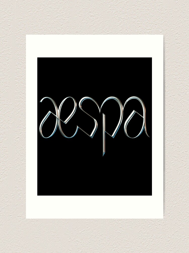 "Aespa Logo" Art Print for Sale by huyshirt79 | Redbubble