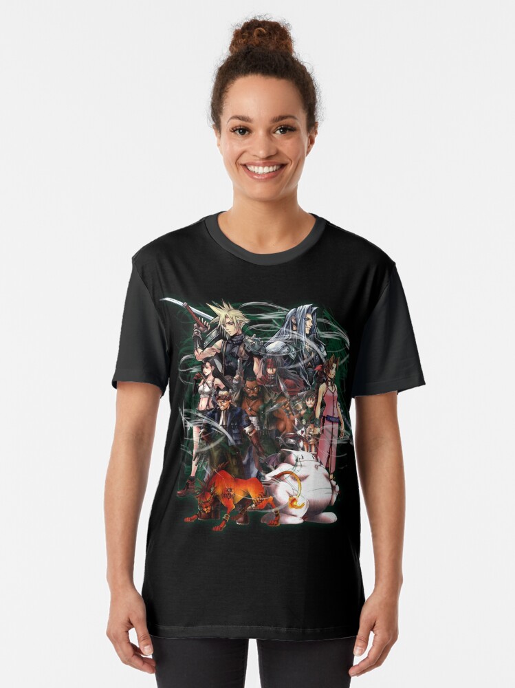 "Final Fantasy VII - Collage" Graphic T-Shirt for Sale by Gustavinlavin ...