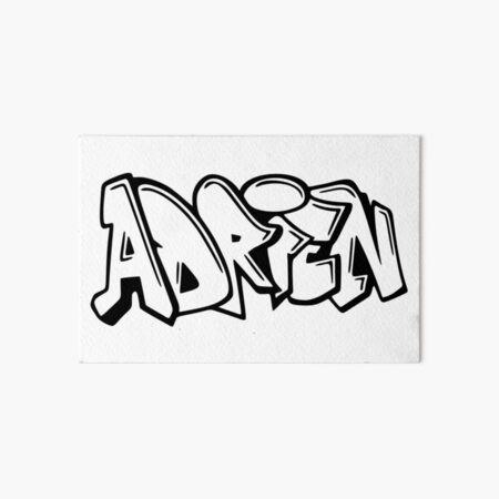 "Adrien - Graffiti Name Design" Art Board Print for Sale by ...