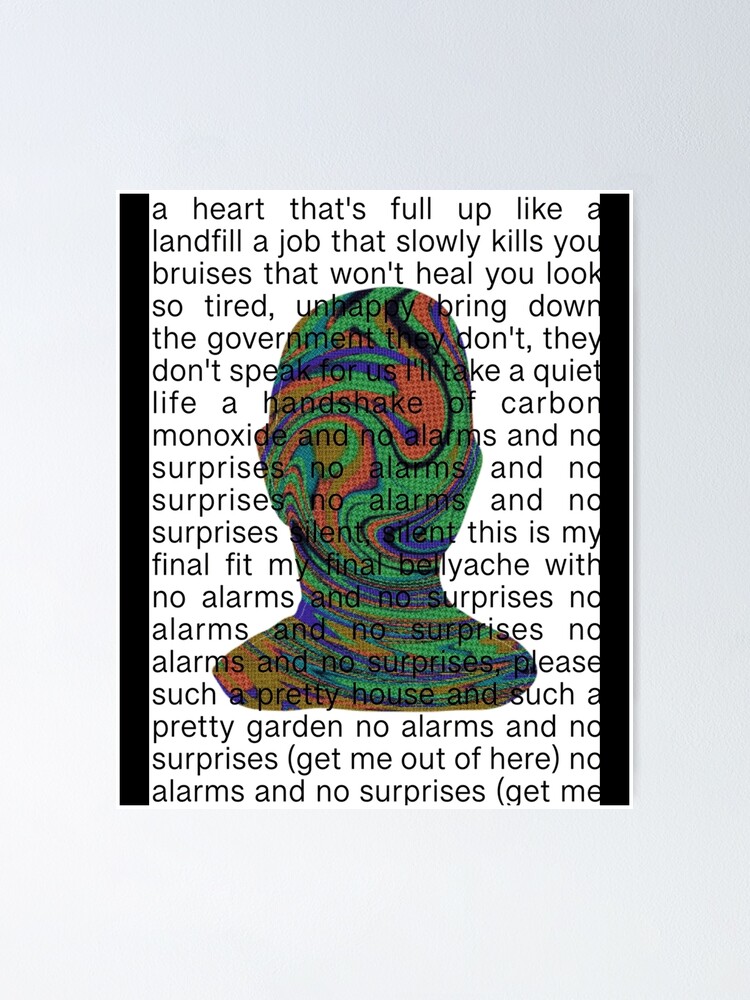 "ok computer Poster" Poster for Sale by dagonzenzenv | Redbubble