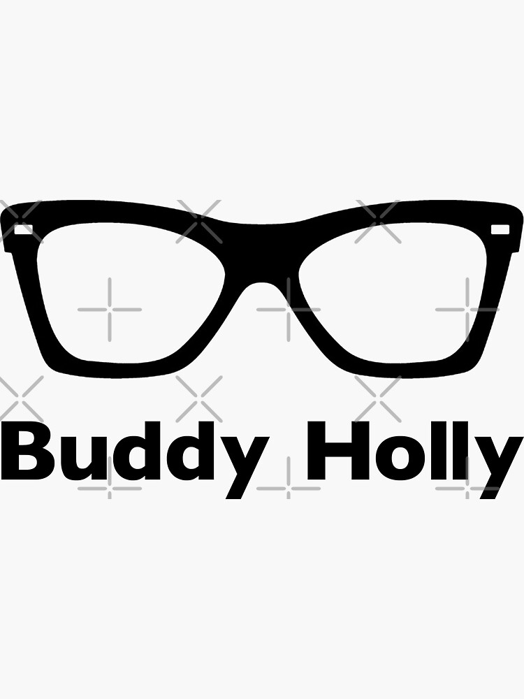 "Buddy Holly" Sticker for Sale by omomdesgin | Redbubble