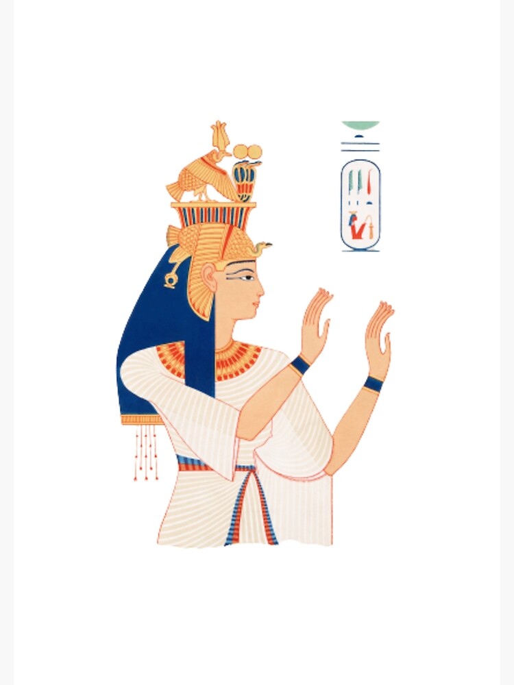 "Portrait of Queen Tiye, wife of Amenhotep III " Art Print for Sale by ...