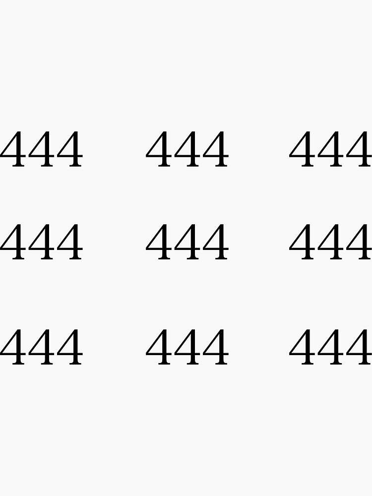 "444 stickers pack" Sticker for Sale by Manifestclub | Redbubble
