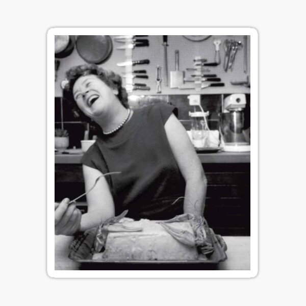 "Julia Child" Sticker by AdamShop0 | Redbubble