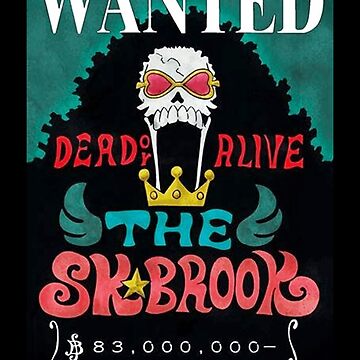 One Piece Wanted Poster Brook My One Piece Wanted Posters | I Am The