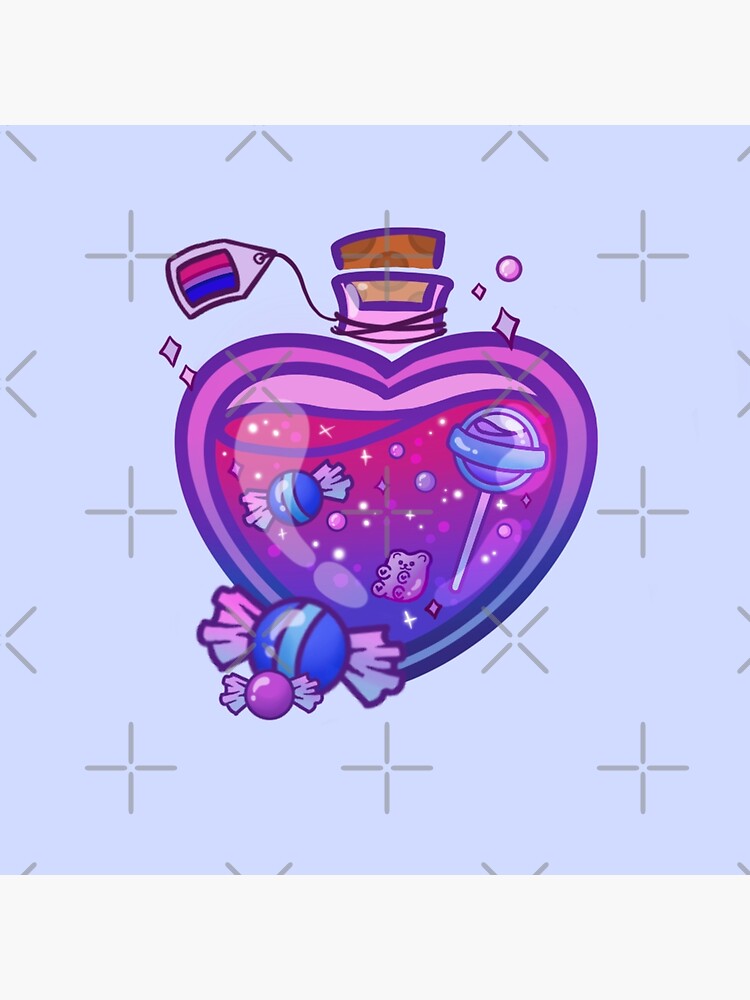 Pride Flag Potion Bisexual Poster For Sale By Yeshko Art Redbubble