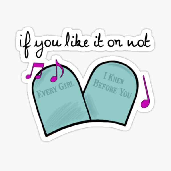 "If You Like it or Not" Sticker for Sale by Happiestnuclear | Redbubble