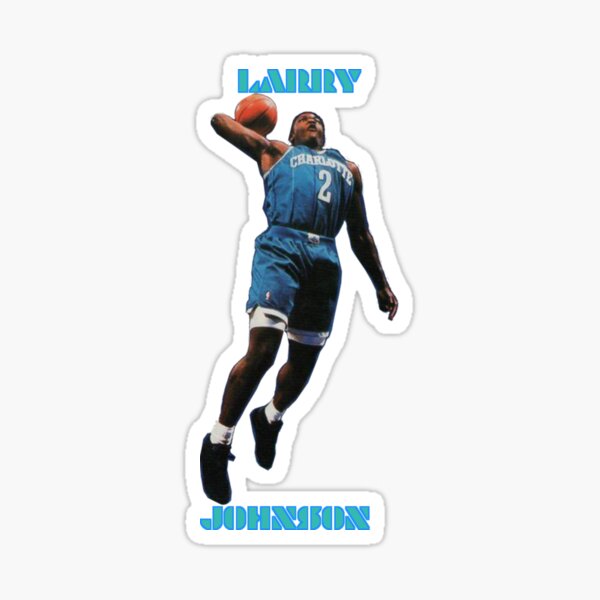 "Larry Johnson" Sticker for Sale by bxlart | Redbubble