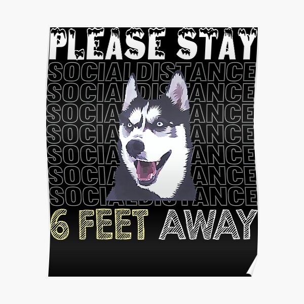 "Husky feet" Poster for Sale by Lylaoehler | Redbubble