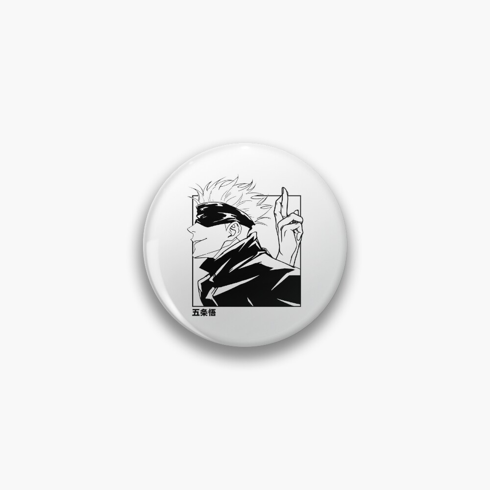 "Gojo Satoru - Jujutsu Kaisen" Pin for Sale by animesz | Redbubble