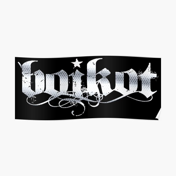 "Boikot Band Rock Spanish" Poster for Sale by PatrickMenagh | Redbubble