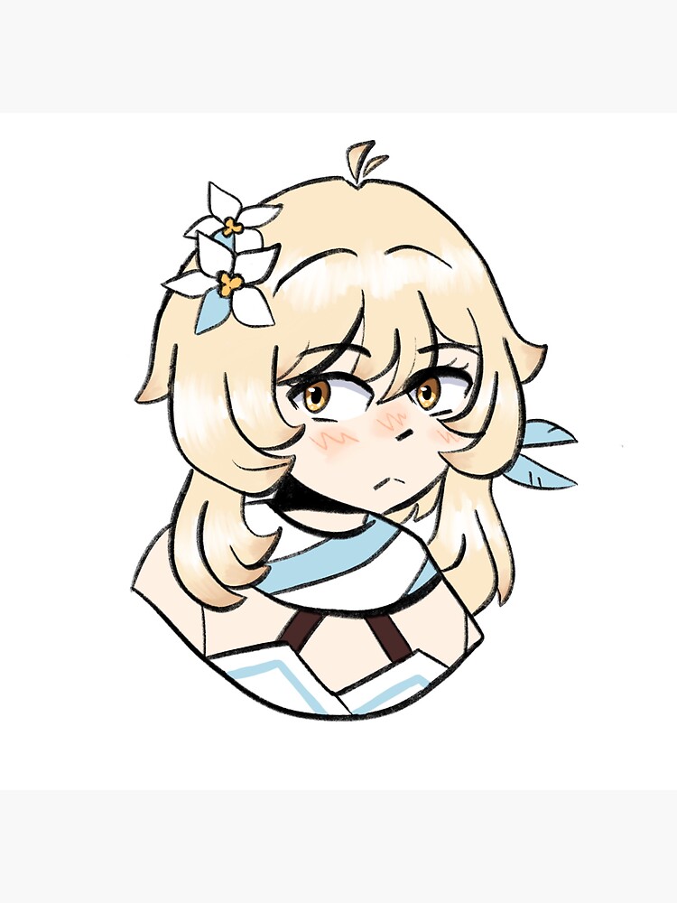 "Lumine Sticker" Sticker for Sale by FluffyPancake07 | Redbubble