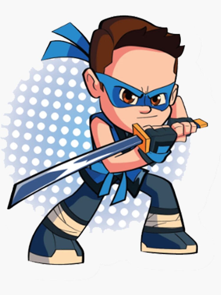 "ninja kidz " Sticker for Sale by LopezOdessa | Redbubble