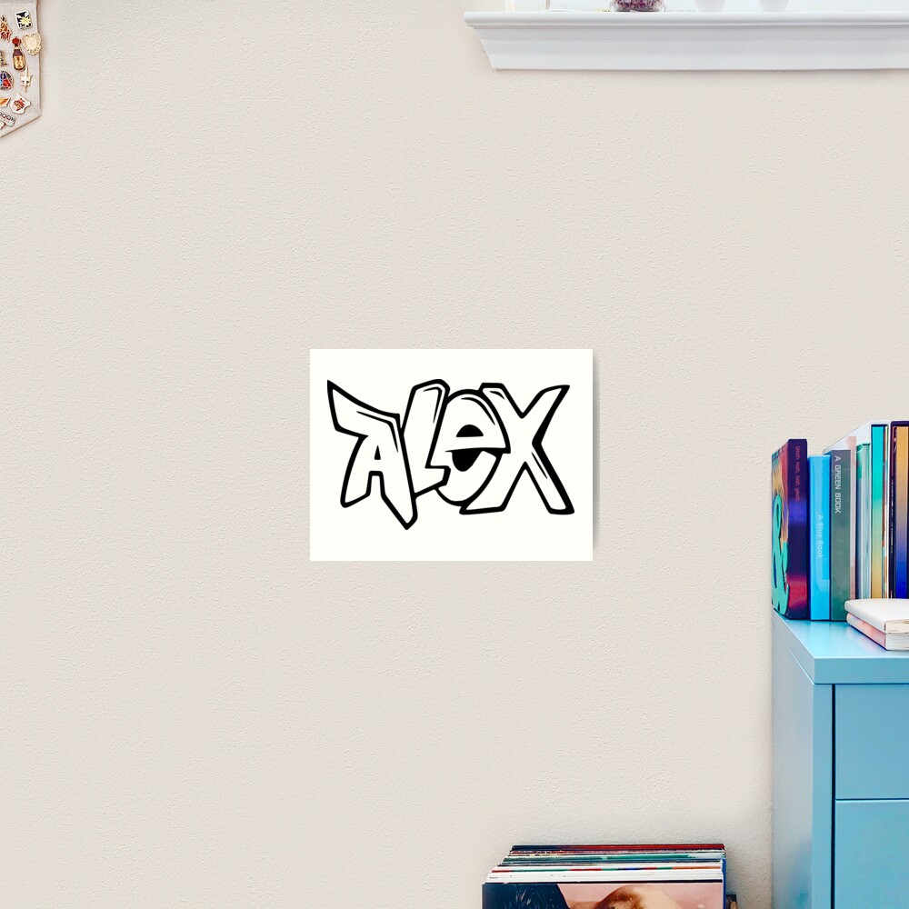 "Alex - Graffiti Name Design" Poster for Sale by NameThatShirt | Redbubble