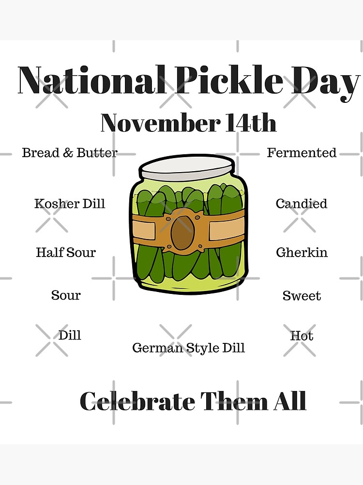 "National Pickle Day November 14th Design" Poster for Sale by mschloer ...