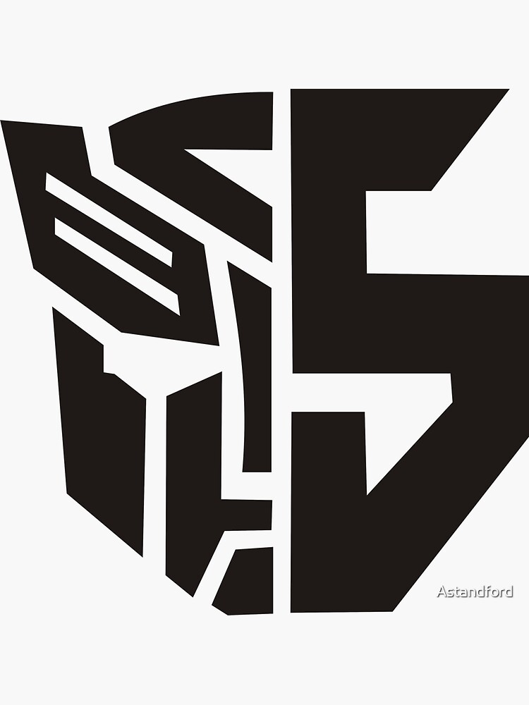 "Transformer 5 Autobot Mark" Sticker by Astandford | Redbubble
