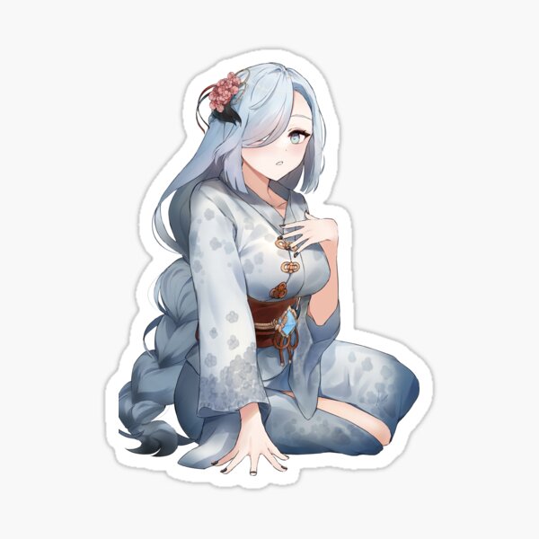 "Shenhe Genshin Impact " Sticker for Sale by oniichananime | Redbubble