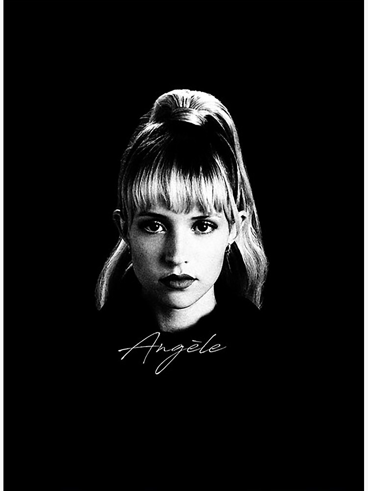 "Angèle - Portrait Poster" Sticker for Sale by allenayala | Redbubble