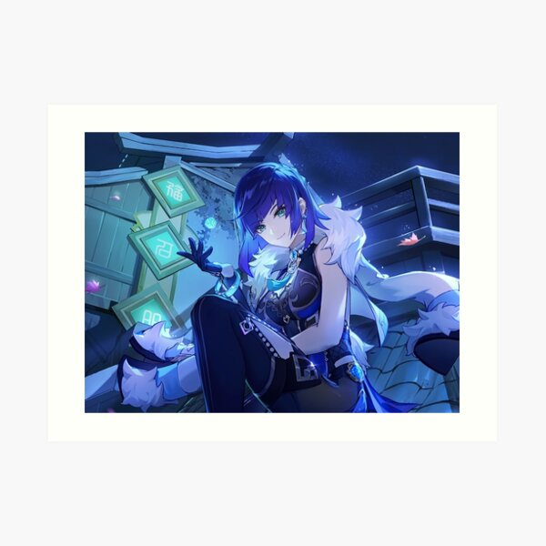 "Yelan Genshin Impact" Art Print for Sale by Hongdusik | Redbubble