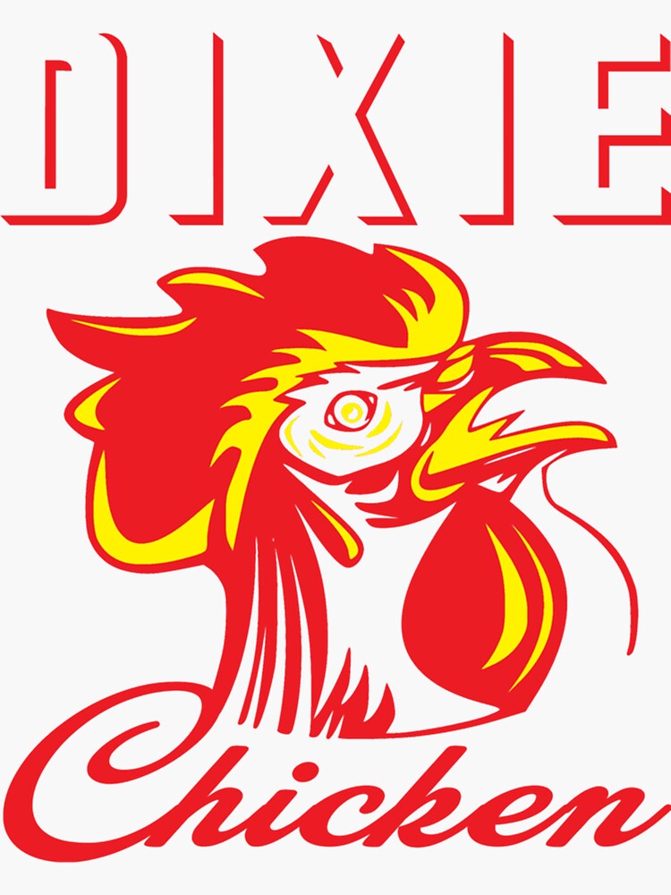 "Dixie Chicken Premium " Sticker for Sale by FisherBasil | Redbubble