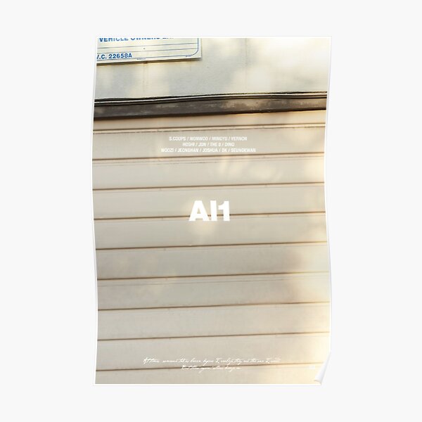"Seventeen Al1" Poster for Sale by Lilyniki | Redbubble