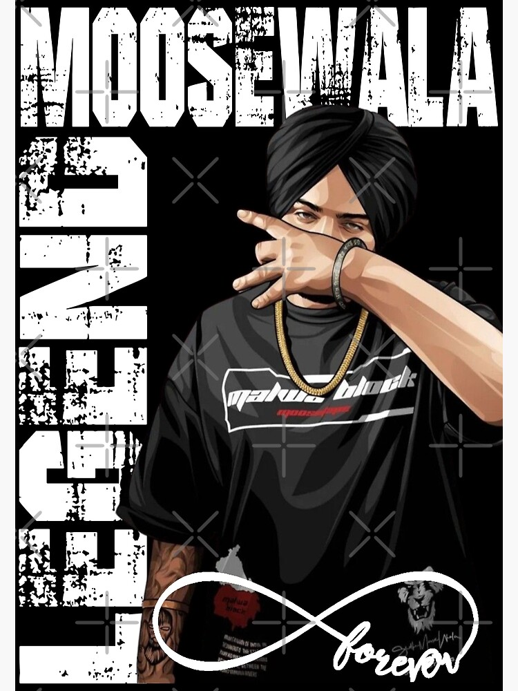 "sidhu moose wala sticker" Photographic Print for Sale by vpaints ...