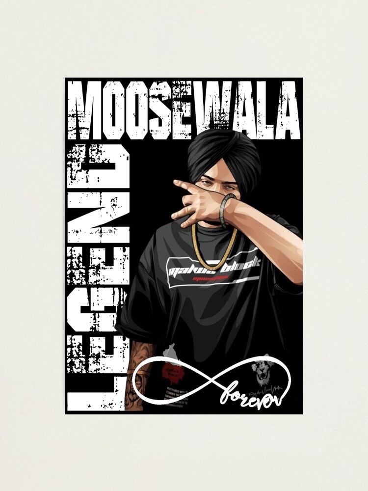 "sidhu moose wala sticker" Photographic Print for Sale by vpaints ...