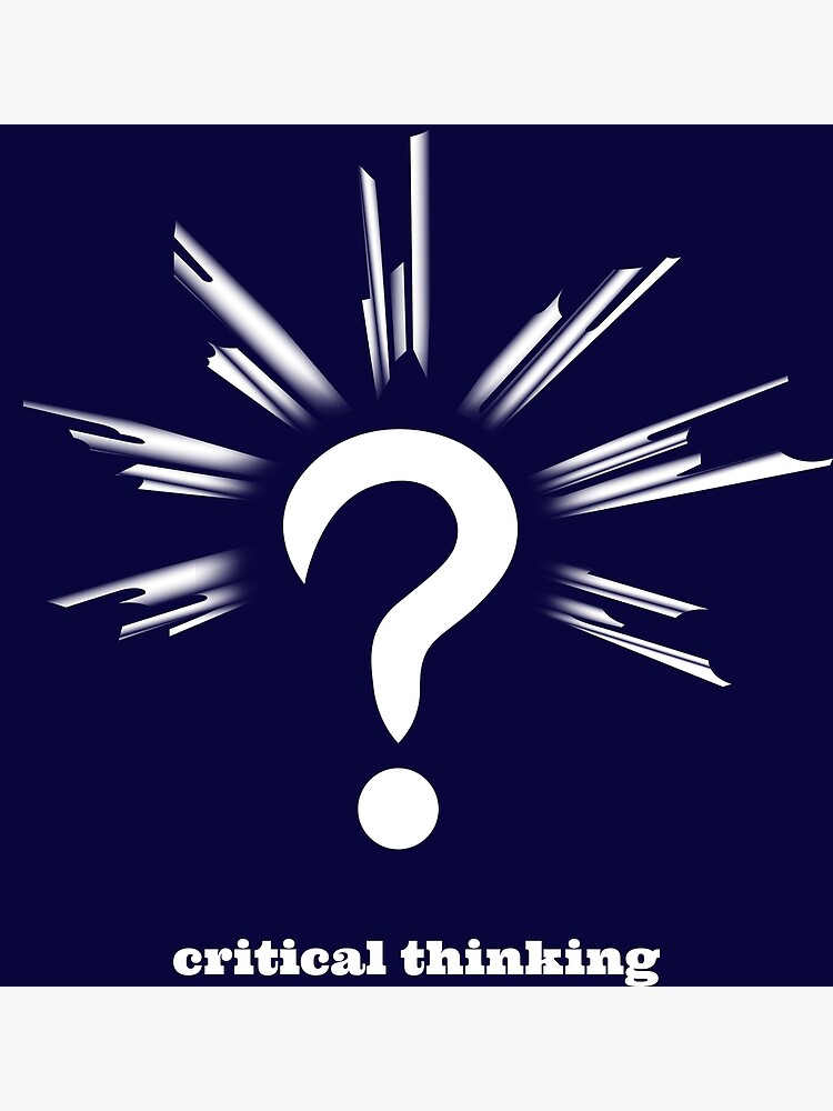 Póster «pensamiento crítico» de nodogma | Redbubble
