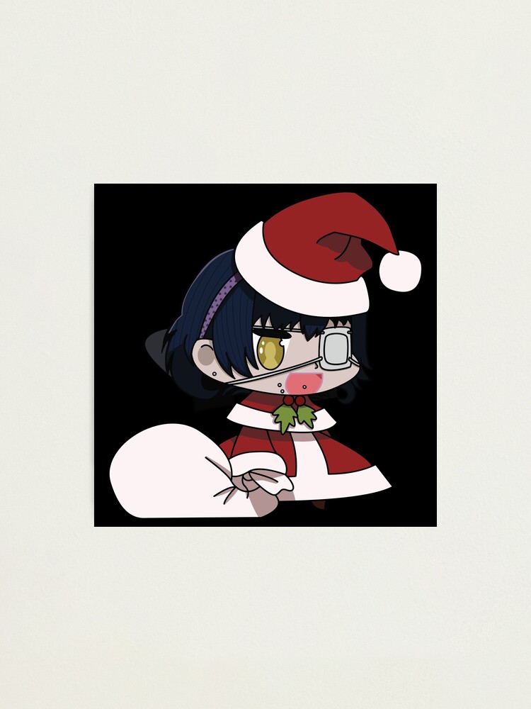 "Midari Ikishima Chibi Christmas Meme" Photographic Print for Sale by ...