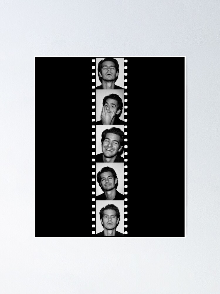 "Andrew Garfield Bookmark Photobooth Sticker Sticker" Poster for Sale ...