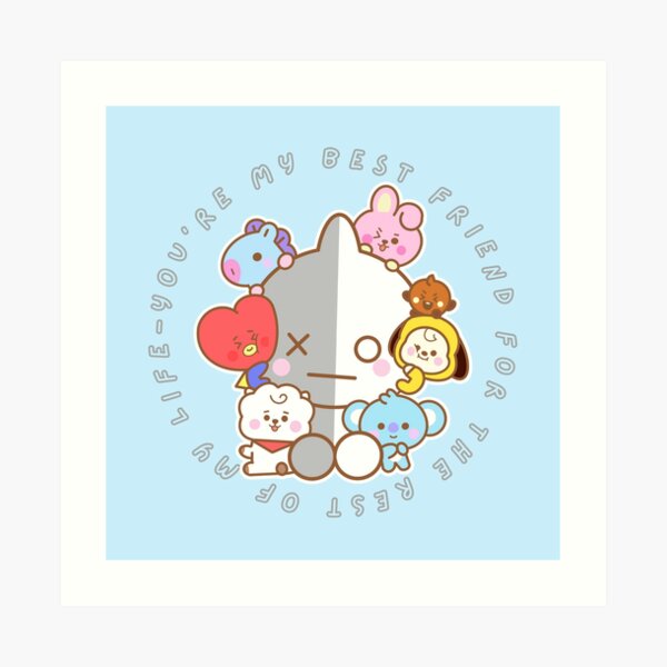 "BTS ARMY OT7 | For Youth BTS | BT21 Character Edition | You're Best ...