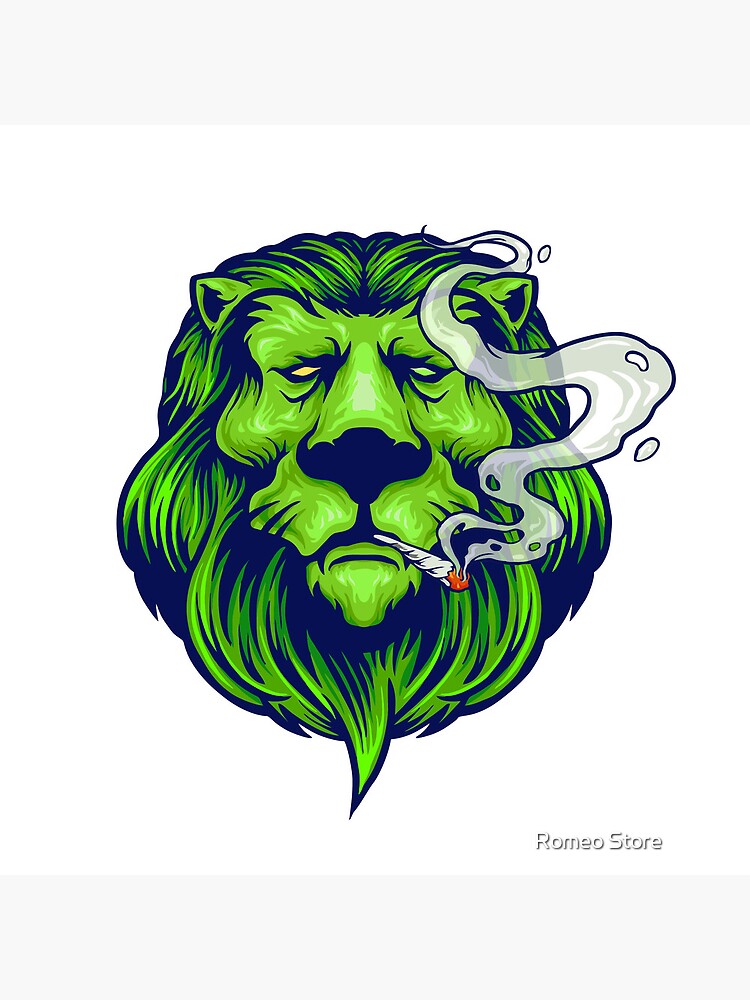 "Cool Lion Weed Smoke Marijuana" Poster for Sale by RomeoStore1 | Redbubble