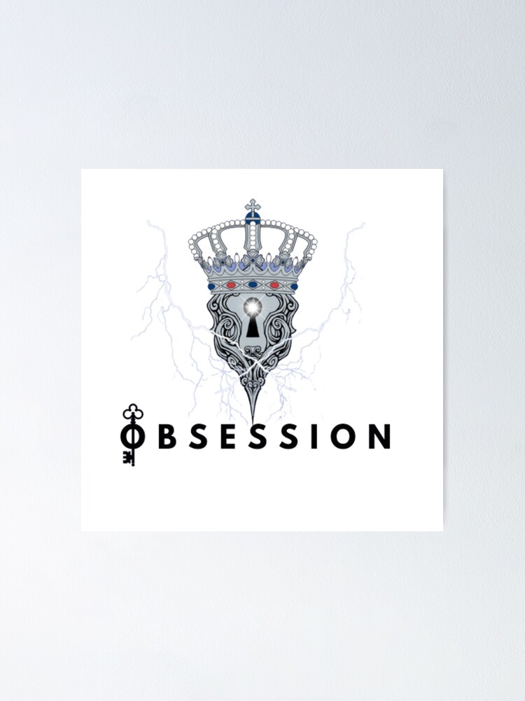 "OBSESSION logo design" Poster for Sale by im-the-man | Redbubble