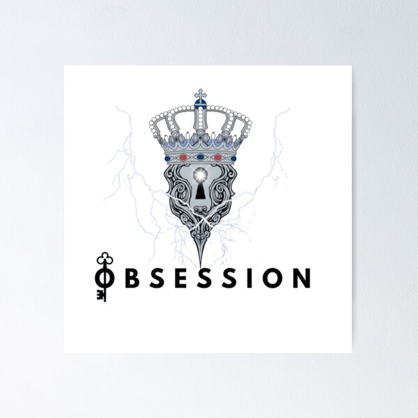 "OBSESSION logo design" Poster for Sale by im-the-man | Redbubble