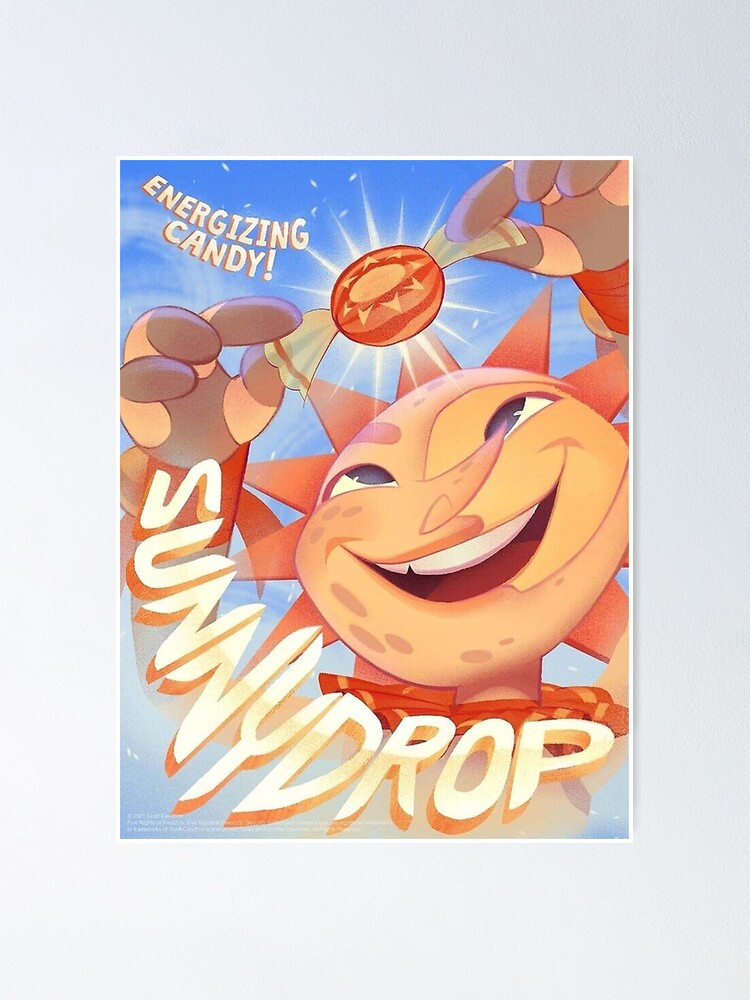 "Sunnydrop fnaf Poster" Poster for Sale by jollydawn | Redbubble